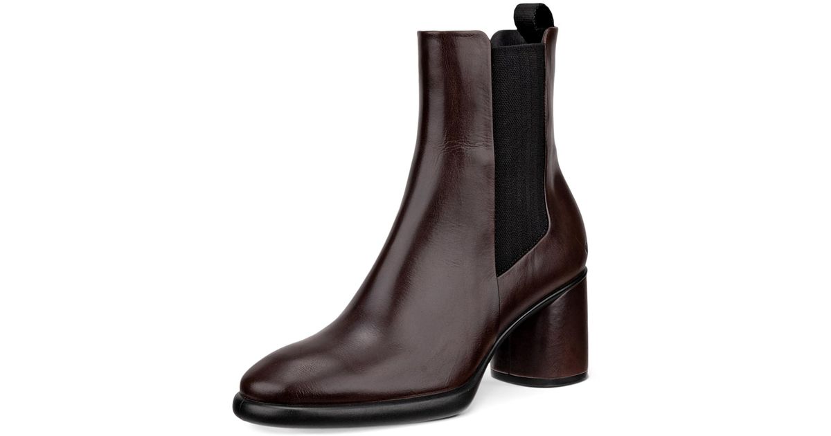 Ecco Sculpted Luxury 55 Mm Modern Double Gore Chelsea Boot in Black | Lyst