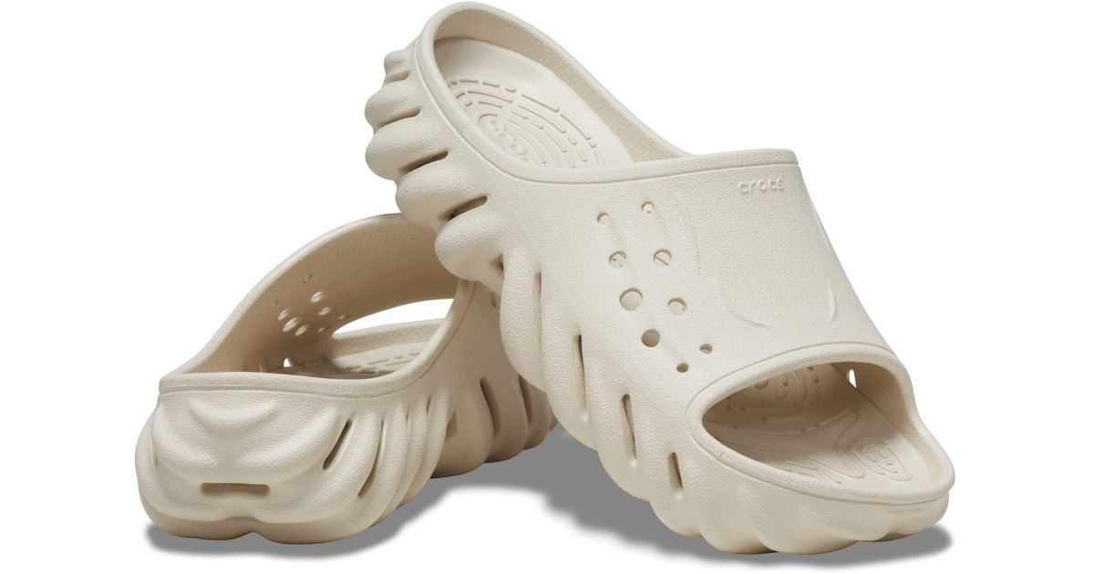 Crocs™ Echo Slide in Metallic | Lyst