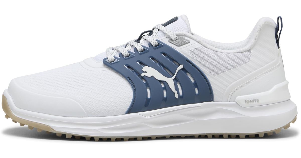 PUMA Ignite Elevate 2 Golf Shoes in Blue for Men | Lyst UK