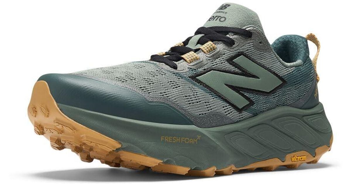 New Balance Fresh Foam X Hierro V9 Trail Running Shoe in Green for Men ...