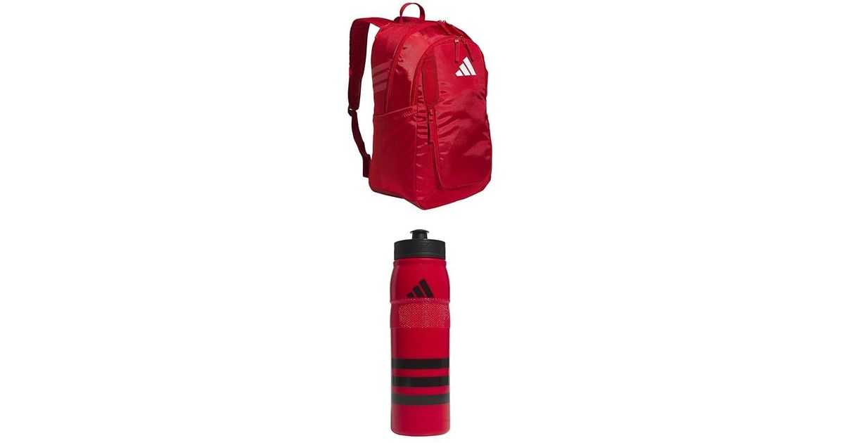 adidas Stadium Team Sports Backpack in Red | Lyst