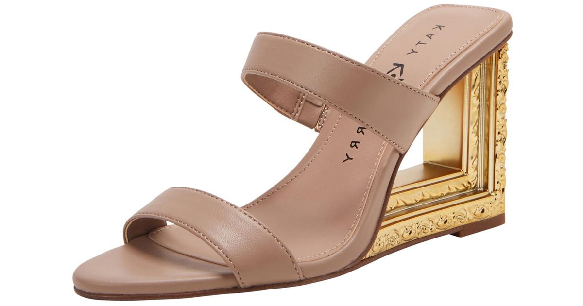 Katy Perry Framing Wedge Two Band Sandal in Pink | Lyst