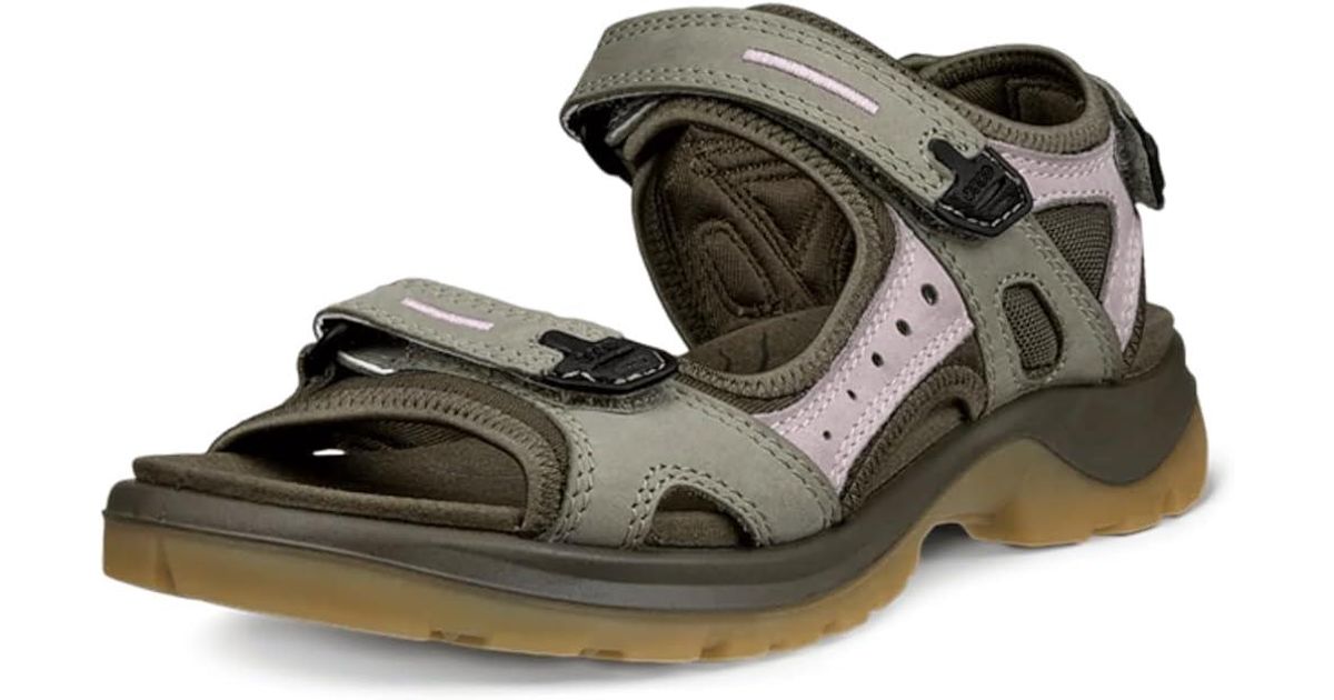 Ecco Yucatan Sport Sandal in Black | Lyst UK