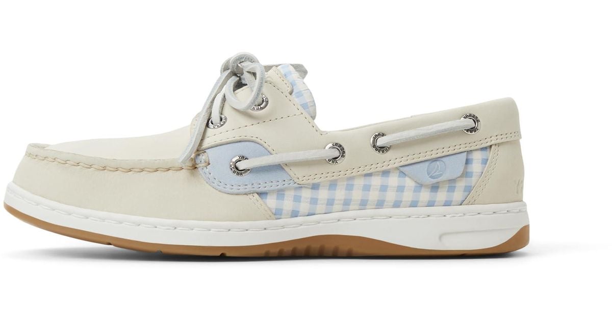 Sperry Top-Sider Bluefish 2-eye Boat Shoe in White | Lyst