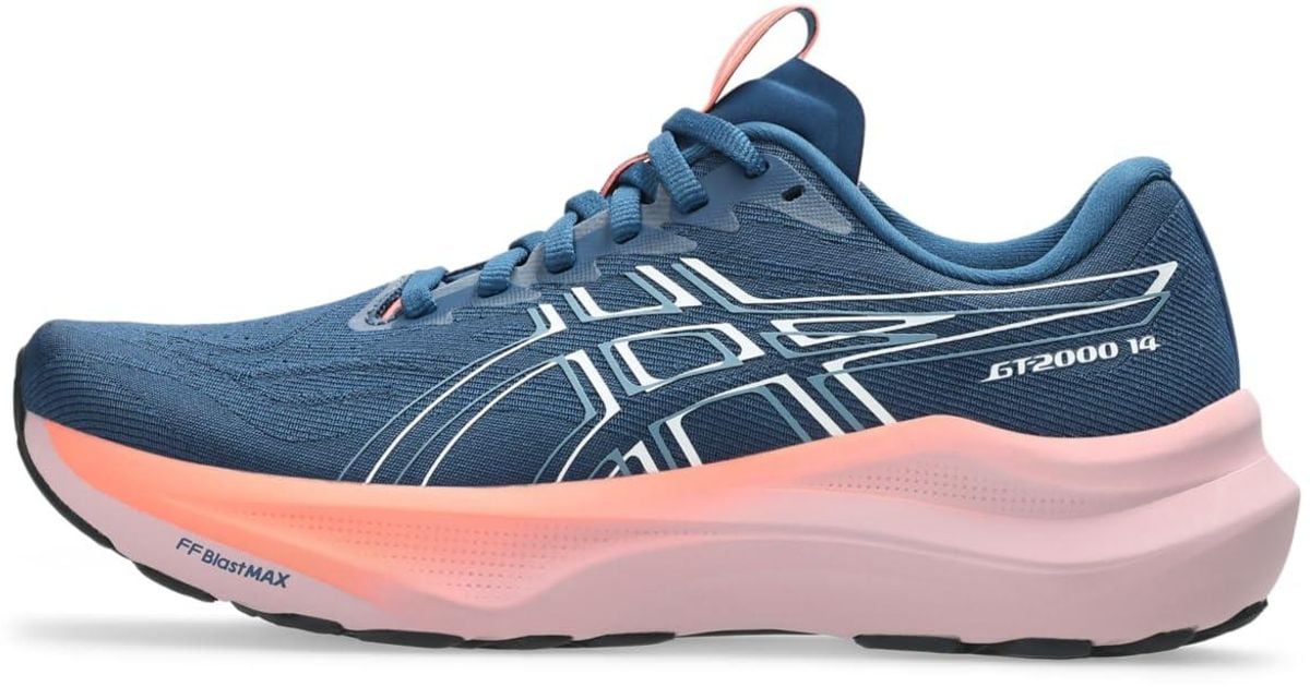 Asics Gt-2000 14 Running Shoes in Blue | Lyst UK