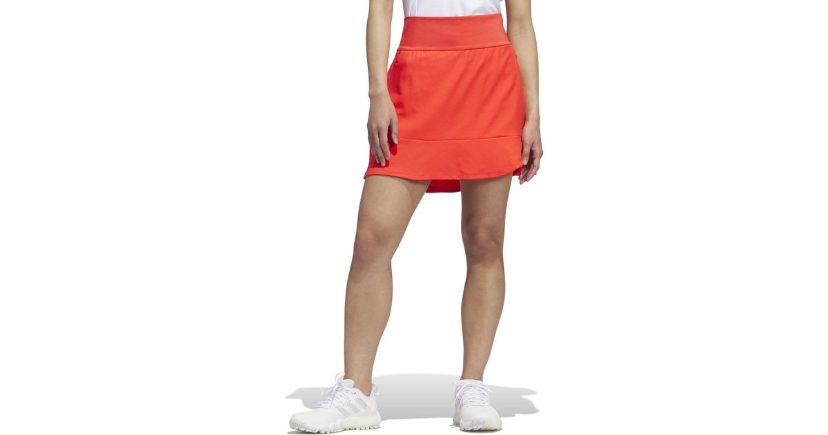adidas Frill Skort in Red | Lyst
