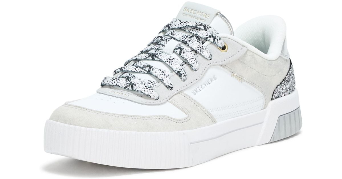 Skechers Jade-radiant Roar Hands Free Slip-ins Sneaker in White | Lyst