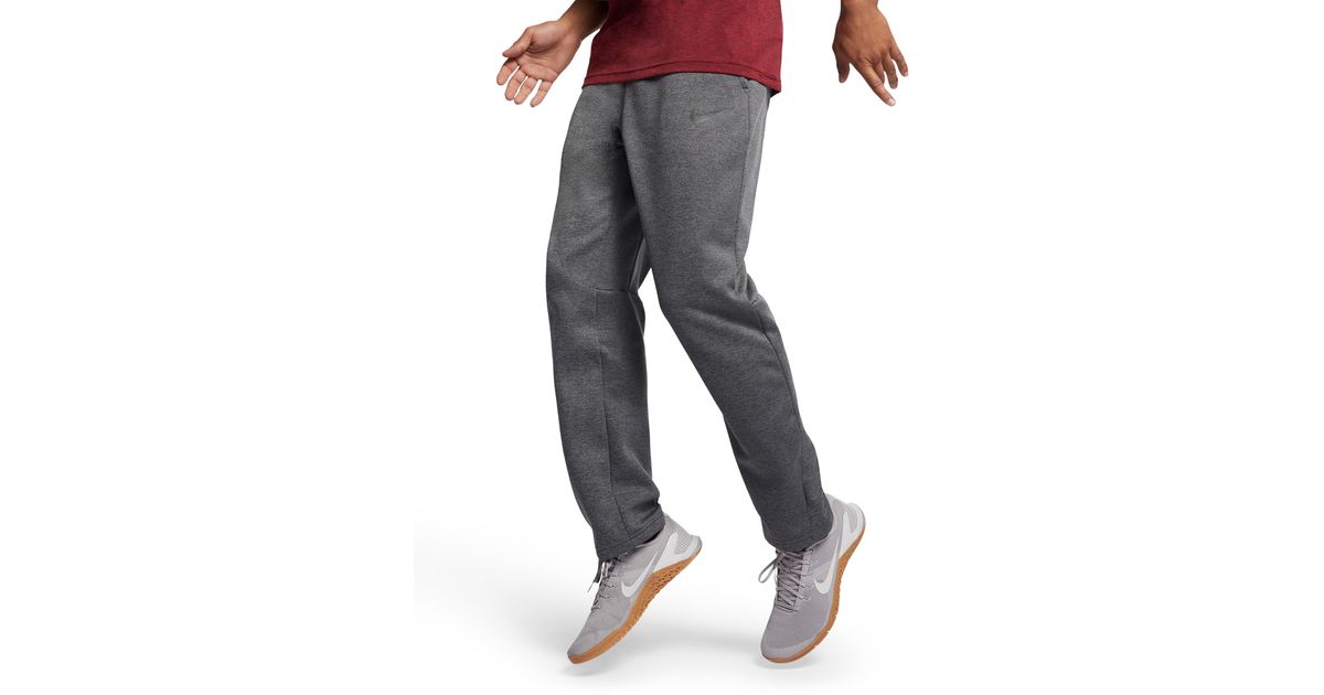 Nike Therma Training Pants in Gray for Men | Lyst