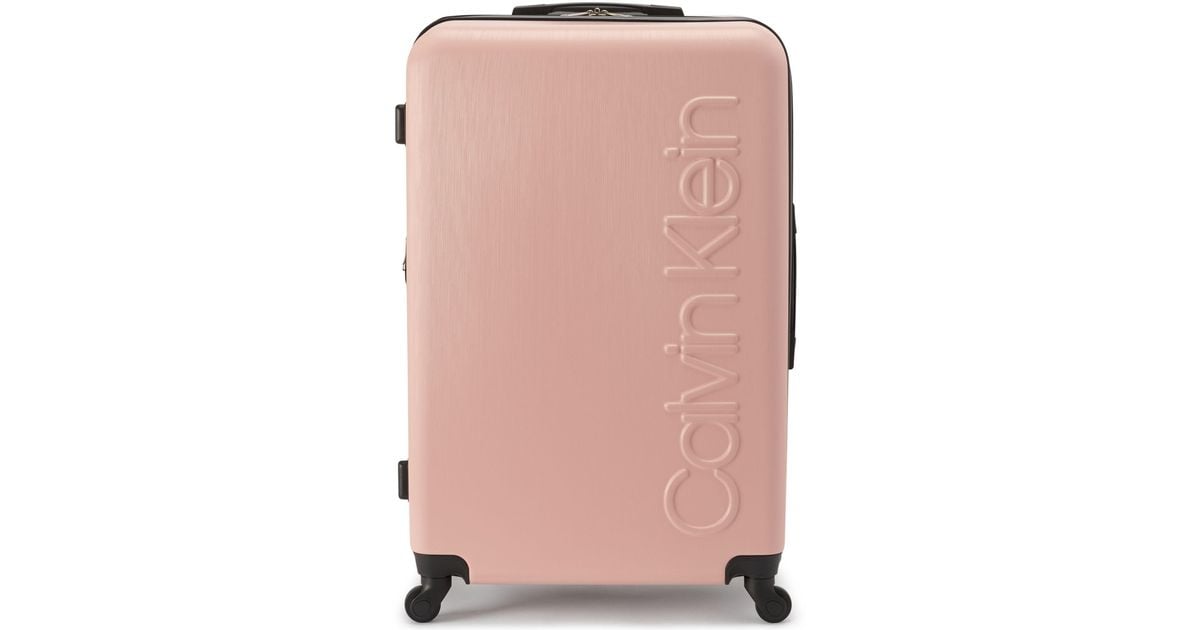 Calvin Klein Hard Side Upright Luggage Spinner Light Weight Suitcase in ...