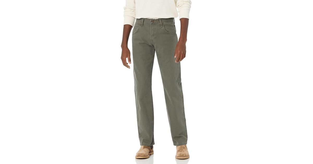 Wrangler Rugged Wear Regular Fit Straight Leg Pant for Men | Lyst UK