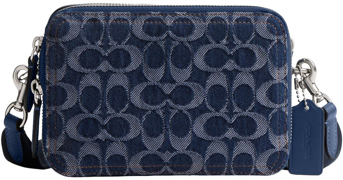 COACH Charter Crossbody 19 in Blue for Men | Lyst