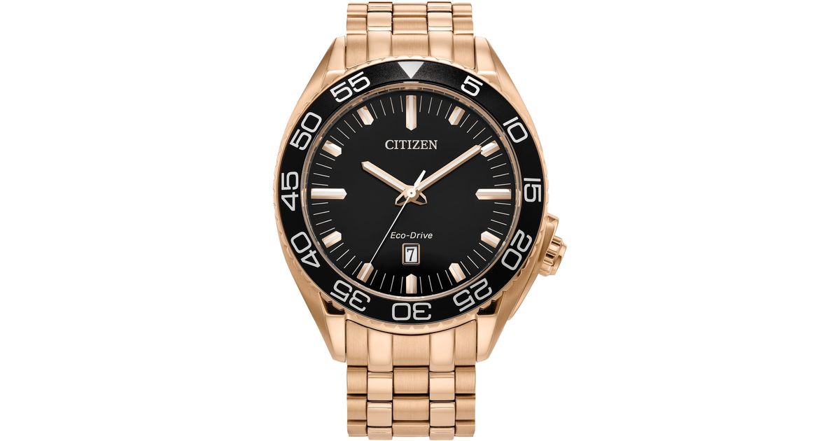 Citizen Eco-drive Sport Luxury Carson Watch in Metallic for Men | Lyst