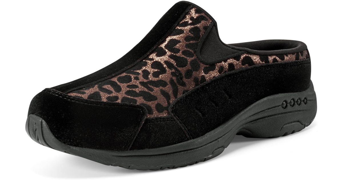 Easy Spirit Traveltime770 Leopard in Black | Lyst