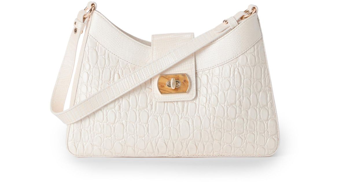 Brahmin Sea Salt White in Natural | Lyst