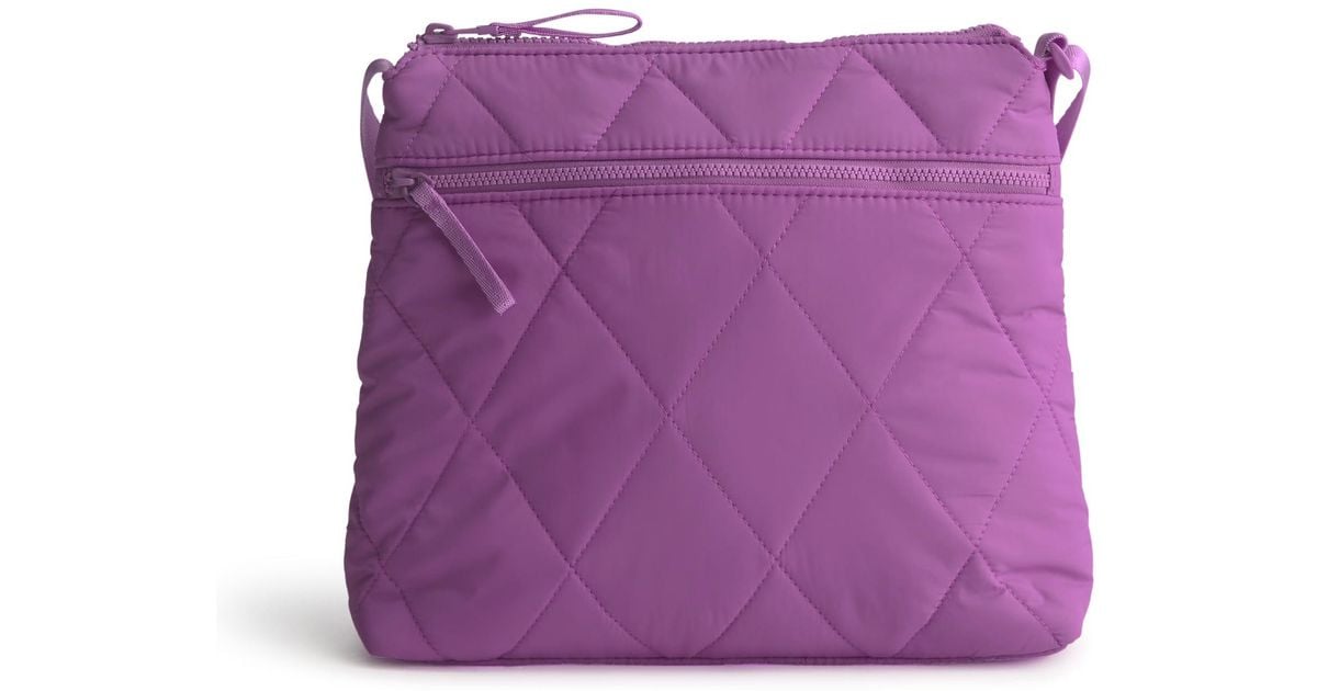 Vera Bradley Featherweight Original Zip Hipster Crossbody in Purple | Lyst