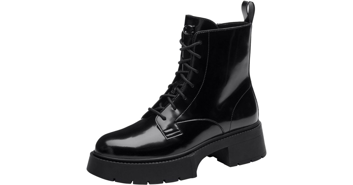 COACH Avery Platform Bootie in Black | Lyst