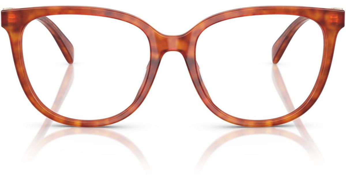 COACH Hc6260f Low Bridge Fit Square Prescription Eyewear Frames in ...