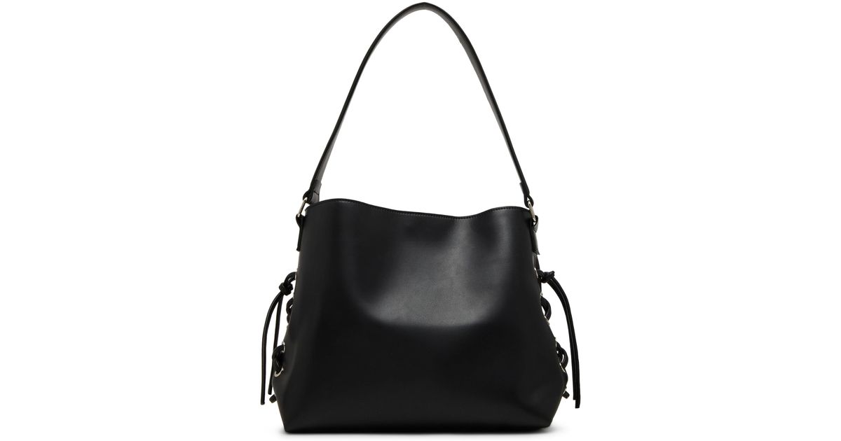 Madden Girl Raquel Hobo Bag in Black | Lyst