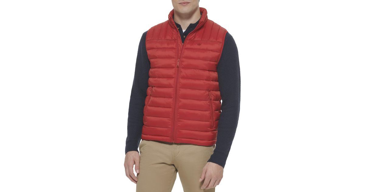 Dockers The Noah Classic Ultra Loft Packable Puffer Jacket in Red for ...