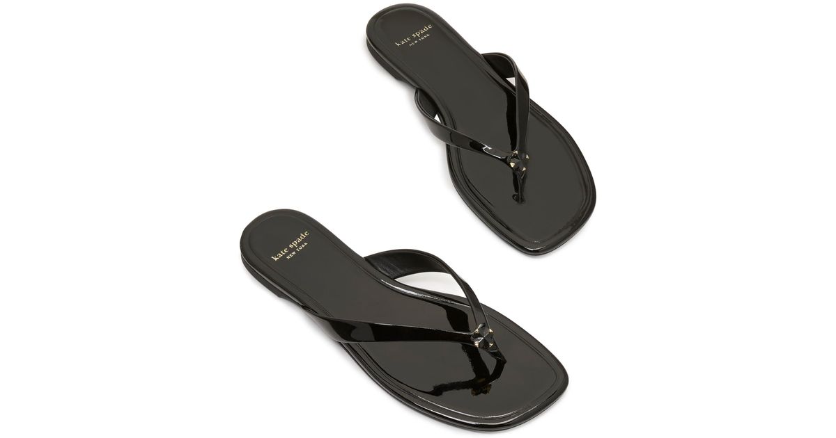 Kate Spade Spade Flower Sandal in Black | Lyst