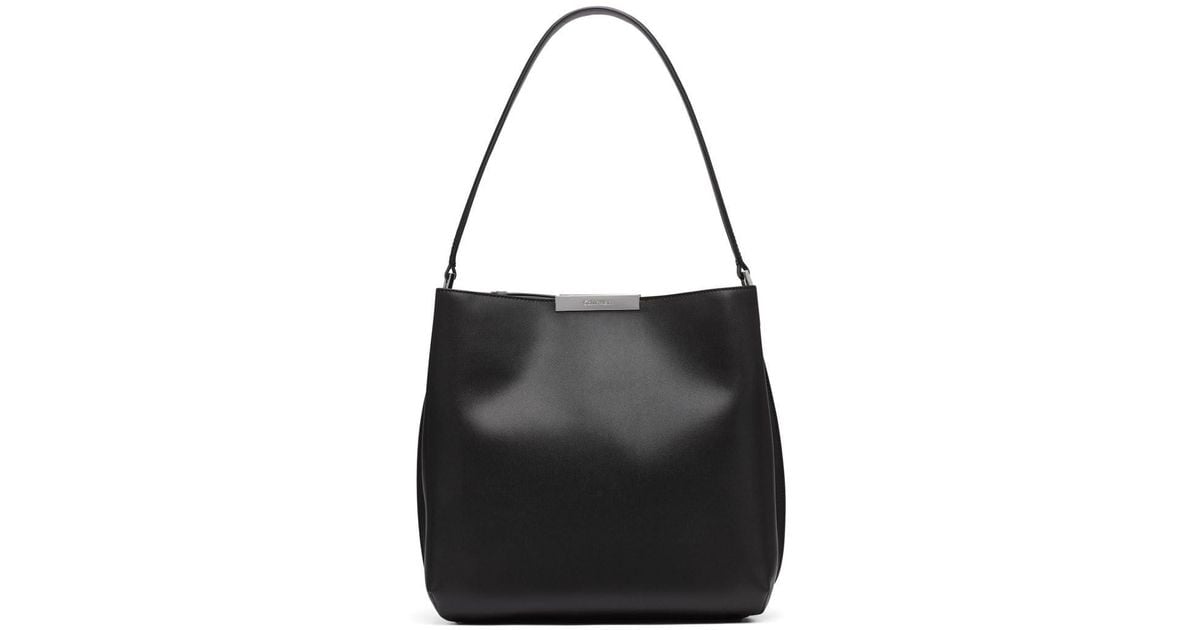 Calvin Klein Jodi Triple Compartment Bucket in Black | Lyst