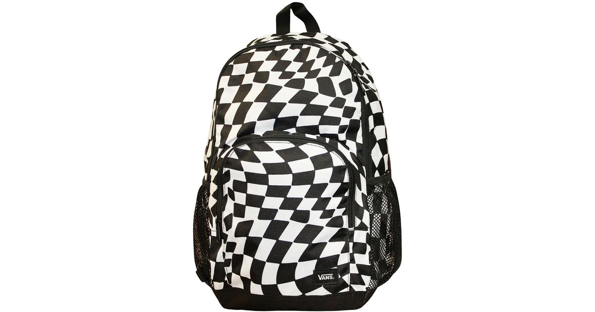 Vans Alumni Pack 5 Printed Backpack in Black | Lyst