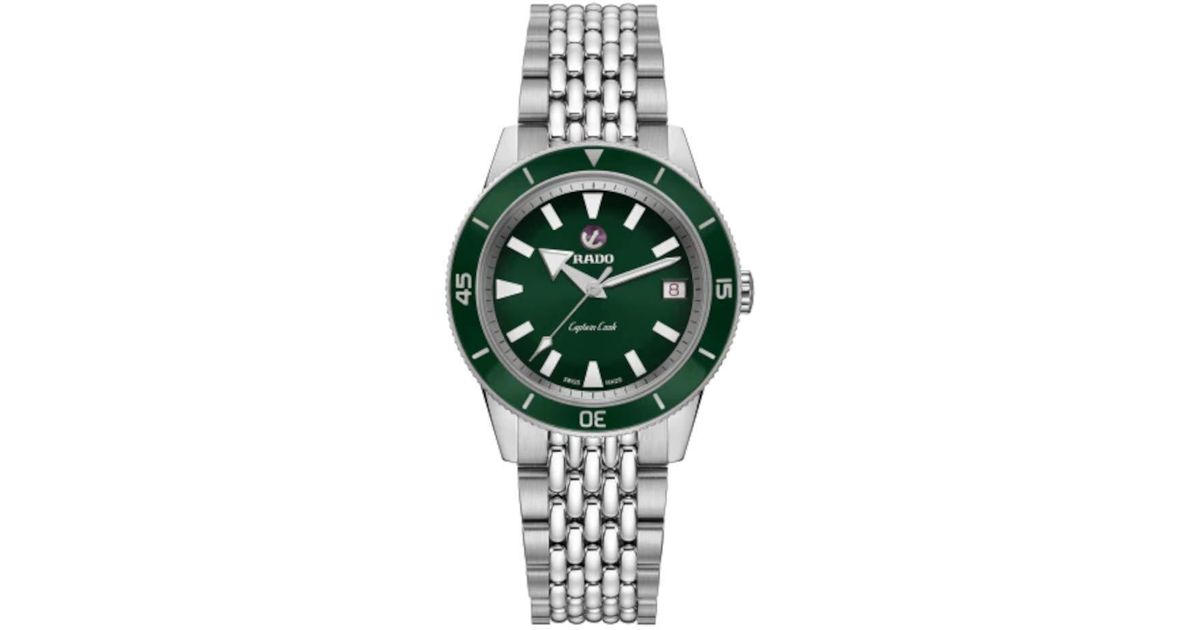 Rado Captain Cook in Green | Lyst