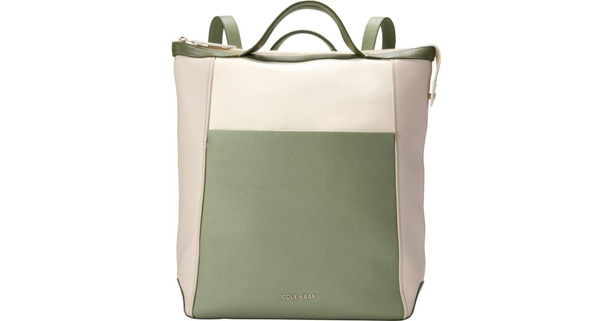 Cole Haan Grand Ambition Convertible Luxe Backpack in Green | Lyst