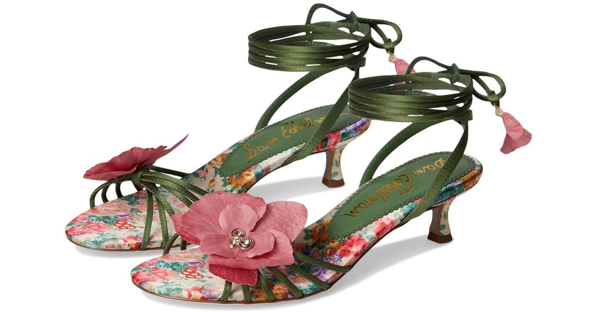 Sam Edelman Carla Sandals in Green | Lyst