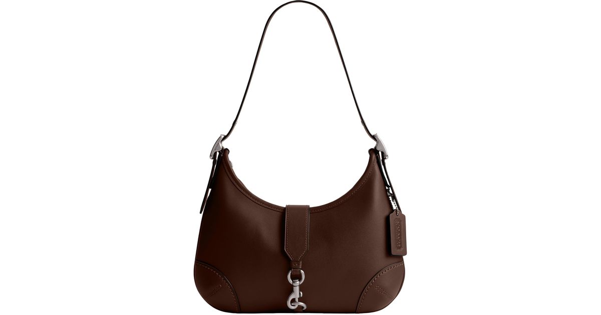 COACH Hamptons Hobo in Brown | Lyst
