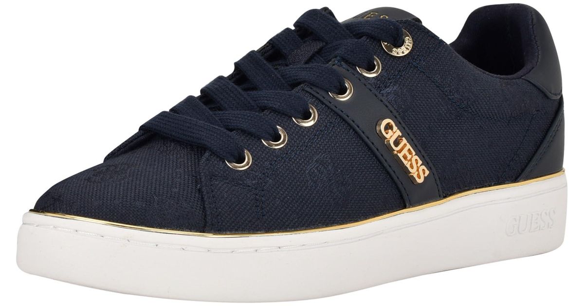 Guess Britz Sneaker in Blue | Lyst UK