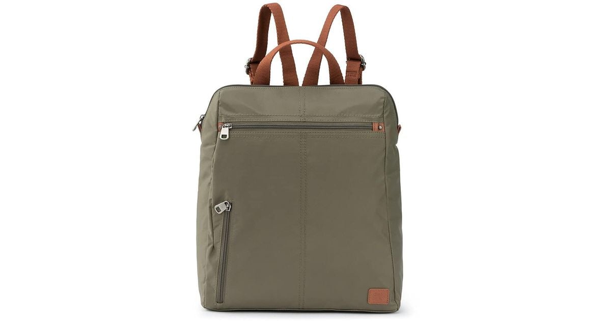 The Sak Womens Esperato Nylon Backpack in Green | Lyst
