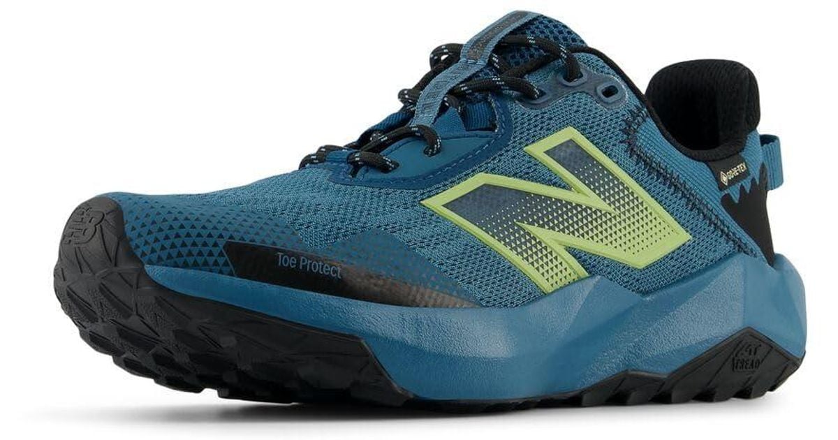 New Balance Dynasoft Nitrel V6 Gore-tex Trail Running Shoe in Blue | Lyst