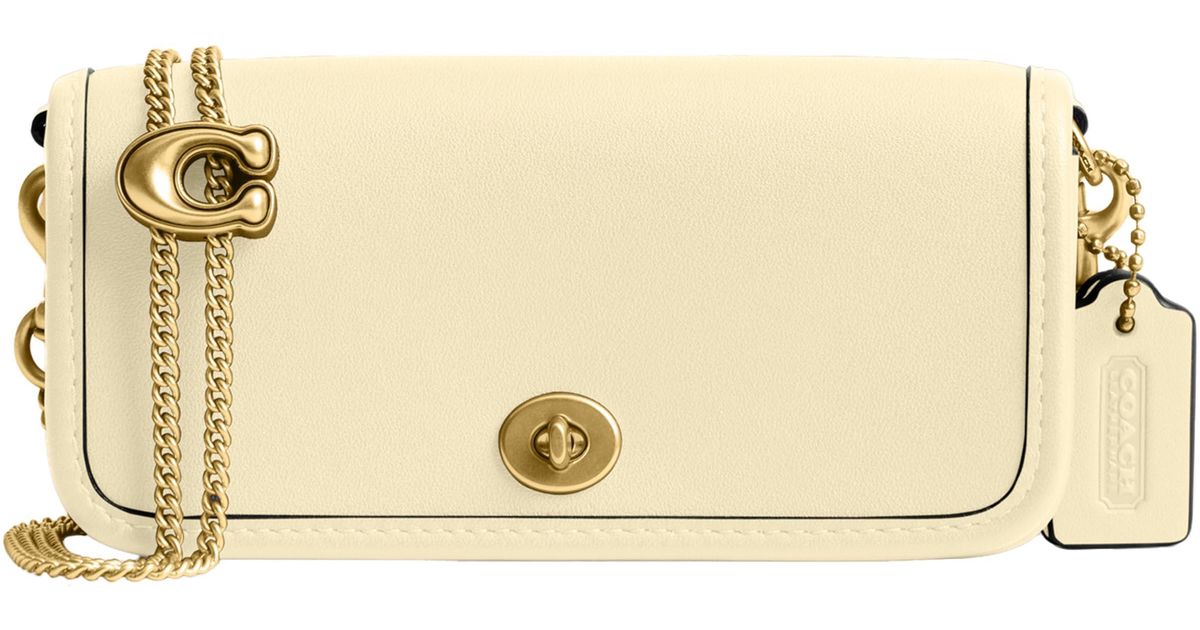 COACH Dinky Bag 14 in Natural | Lyst