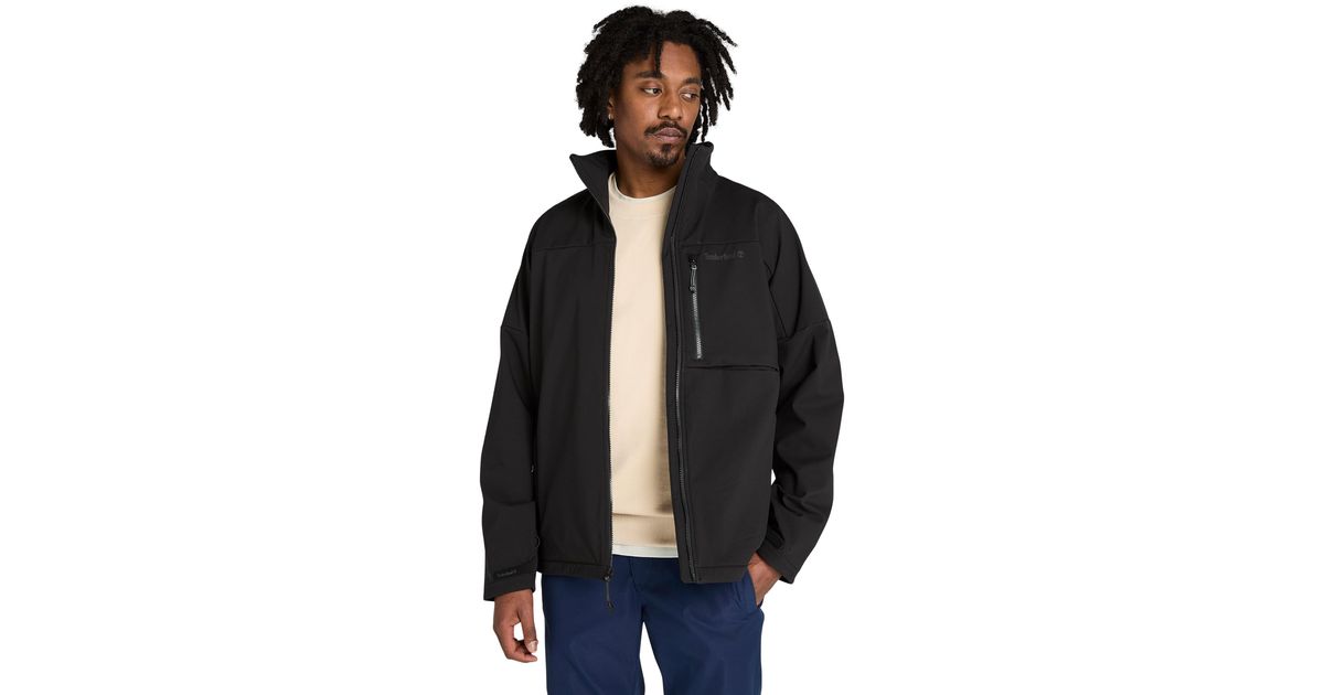 Timberland Motion Softshell Jacket in Black for Men | Lyst