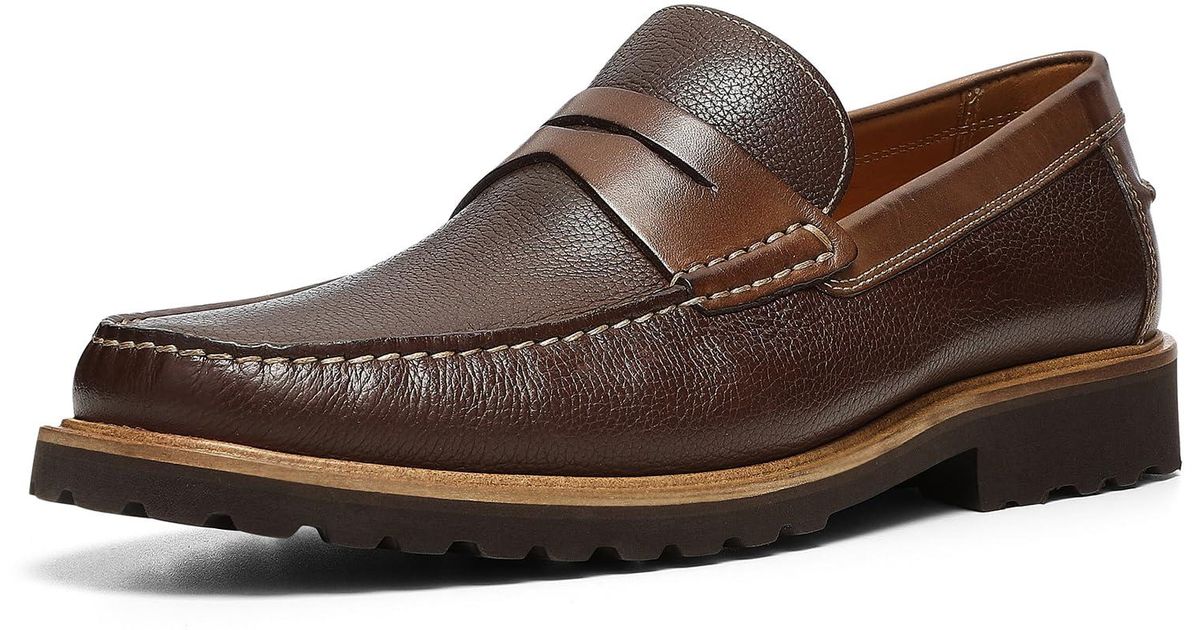 Donald J Pliner Donald Pliner Joe Tumbled Calf Loafer in Brown for Men ...
