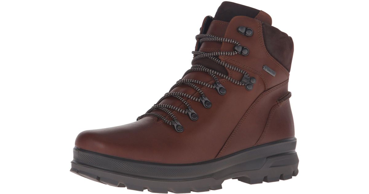 Ecco RUGGED Track Hiking Boots in Brown for Men | Lyst