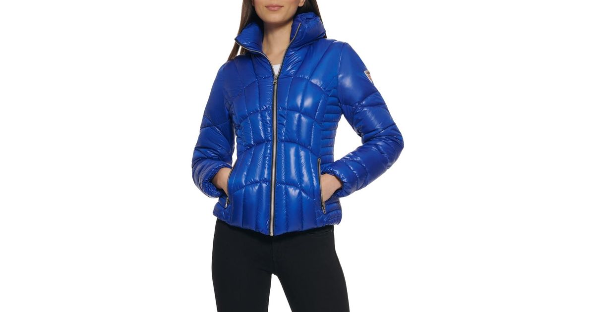 Guess Fall, Puffer, Quilted Jackets For , Indigo, Small in Blue | Lyst