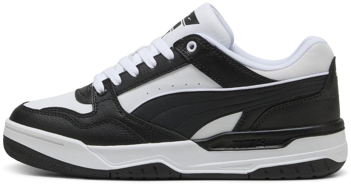 PUMA Rebound Retro Sneaker White Black for Men | Lyst