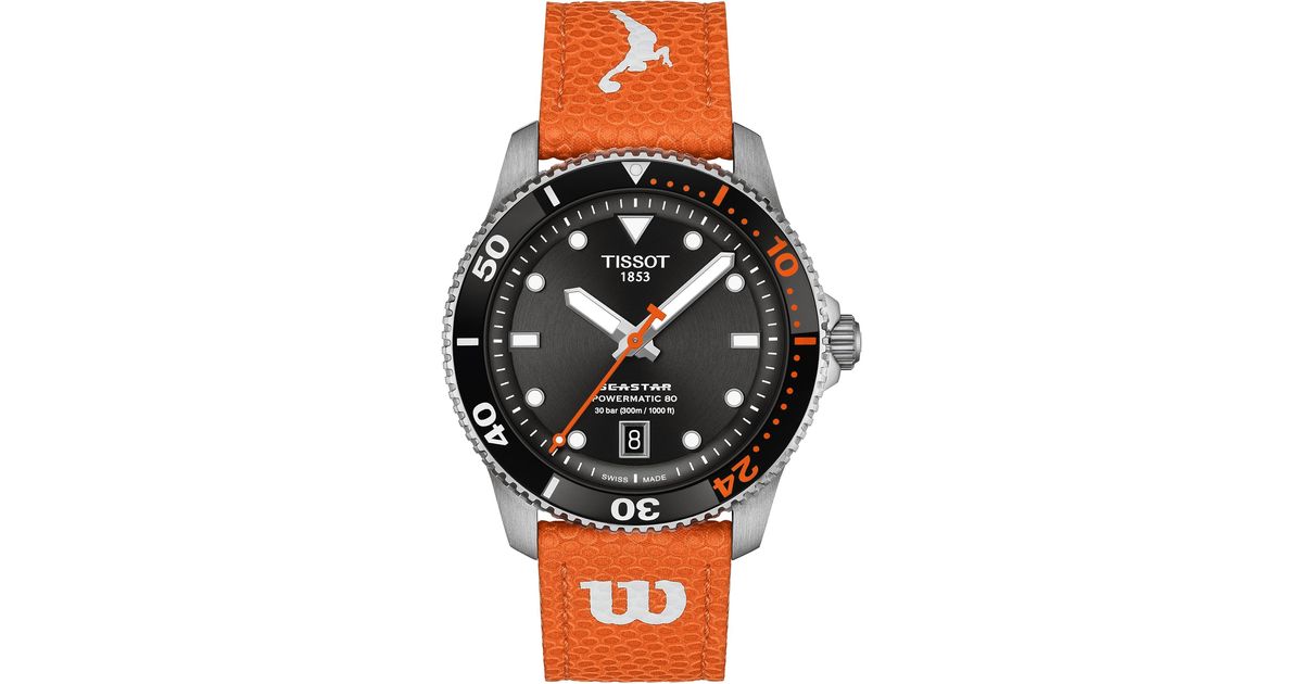 Tissot S Seastar Wilson Wnba 316l Stainless Steel Case Automatic Watch ...