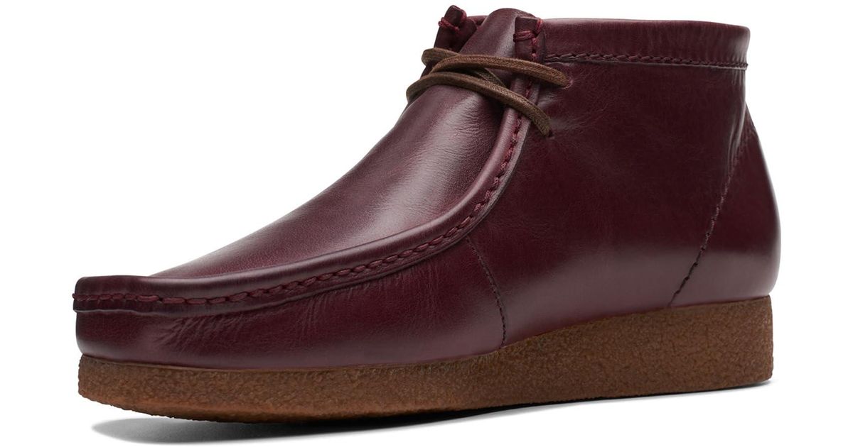 Clarks Shacre Boot Ankle in Red for Men | Lyst