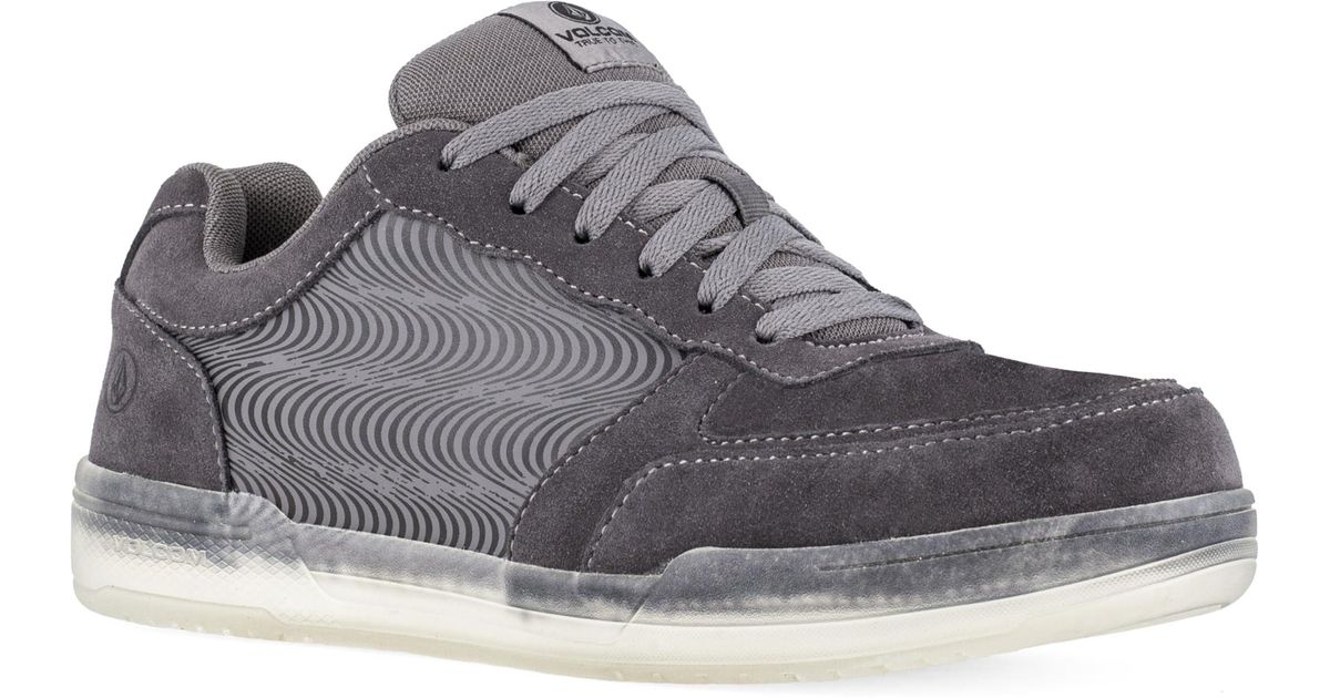 Volcom Hybrid Composite Toe Slip Resistant Work Shoe in Gray for Men | Lyst