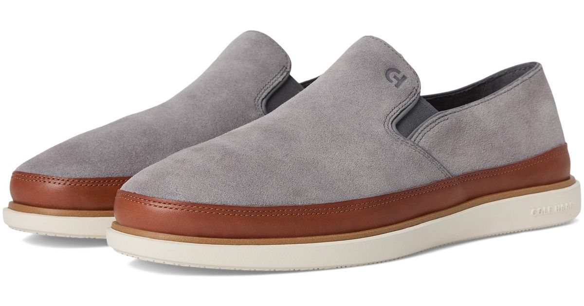 Cole Haan Grandpro Strawspoint Twin Gore Loafer in Black for Men | Lyst