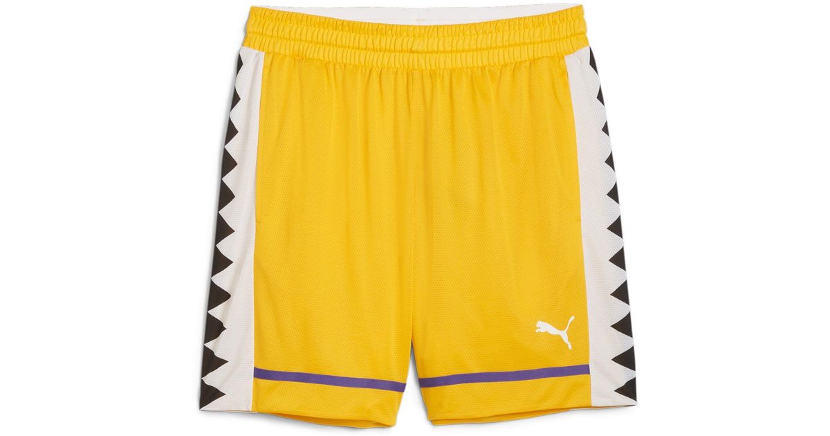PUMA Jaws Short in Yellow for Men | Lyst