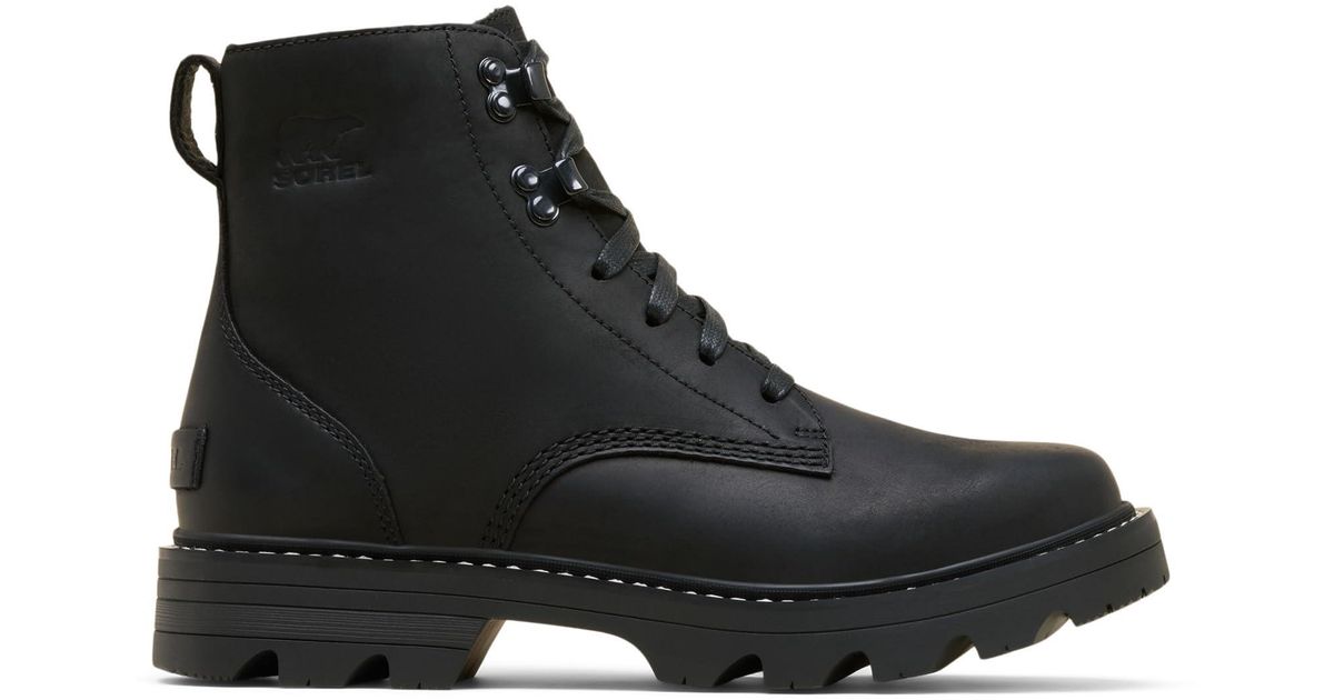 Sorel Revel Rd Boot Lace Waterproof in Black | Lyst