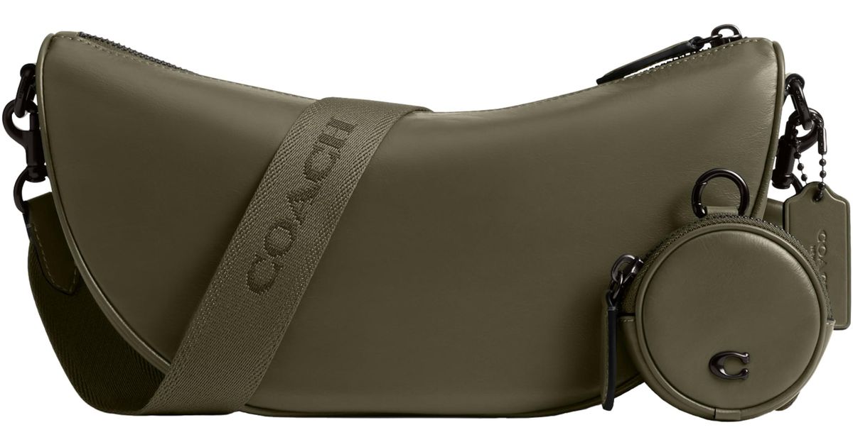 COACH Hall Soft Sling Bag in Green for Men | Lyst