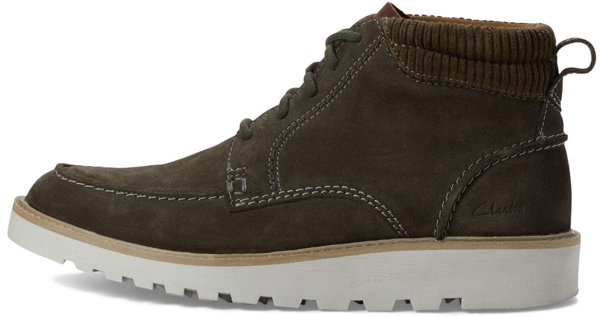 Clarks Barnes Mid Oxford Boot in Brown for Men | Lyst