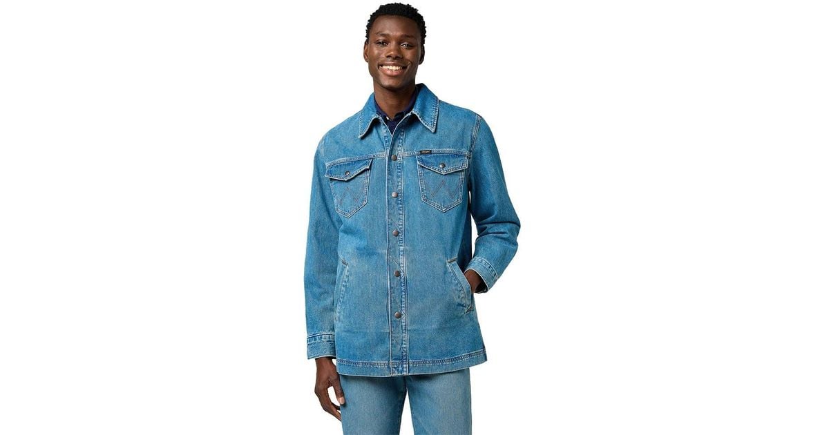 Wrangler Wrange Jacket in Blue for Men | Lyst UK