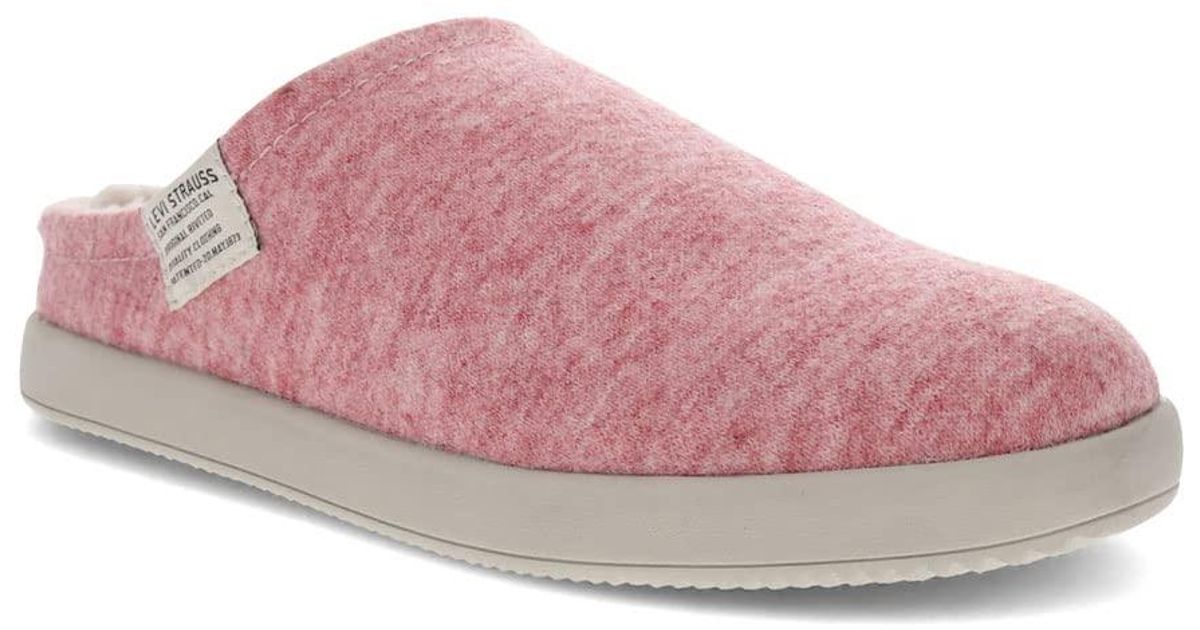 Levi's S Tiffanie Wool Clog House Shoe Slippers in Pink | Lyst
