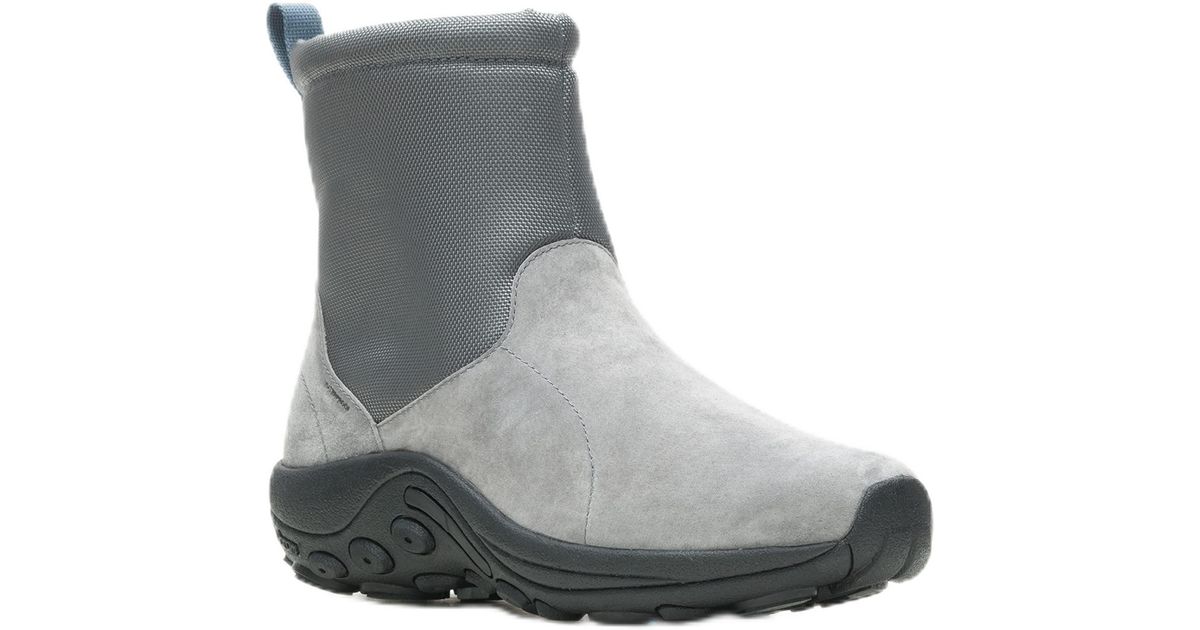 Merrell Mens Jungle Mid Zip Polar Wp Ice+ in Grey for Men | Lyst UK